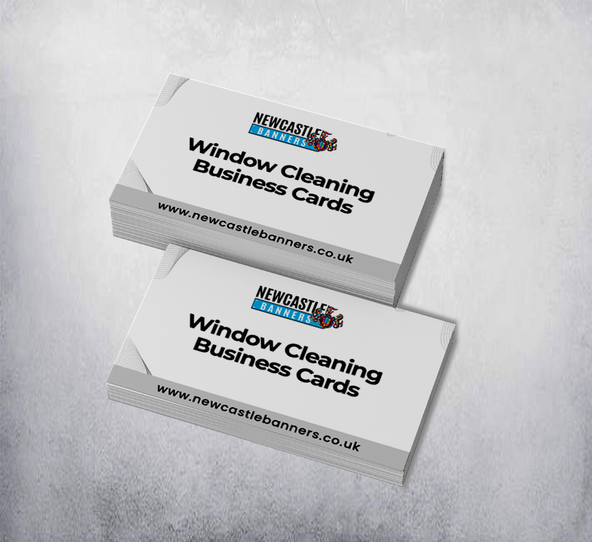 Window Cleaning Business Cards Same Day & Next Day Delivery Newcastle